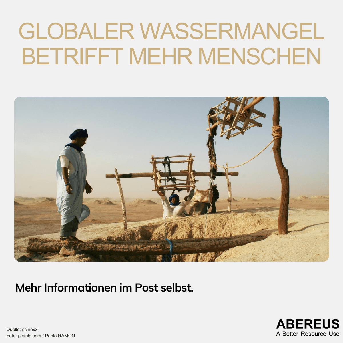 Global water shortage | ABEREUS - A Better Resource Use